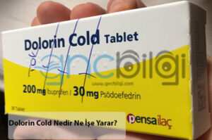 Dolorin Cold Nedir Ne İçin Kullanılır? Dolorin Cold Fiyat - Gncbilgi