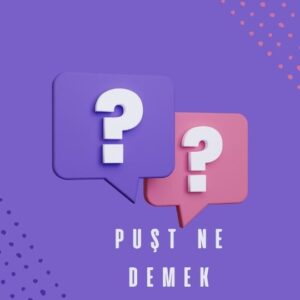 Puşt Ne Demek (Türkçe Anlamı Nedir) - Gncbilgi